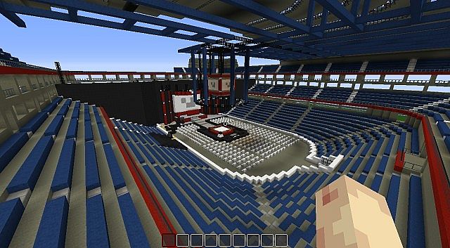 WWE RAW Stage 2014 Minecraft Map