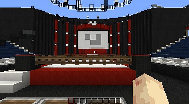 WWE RAW Stage 2014 Minecraft Map