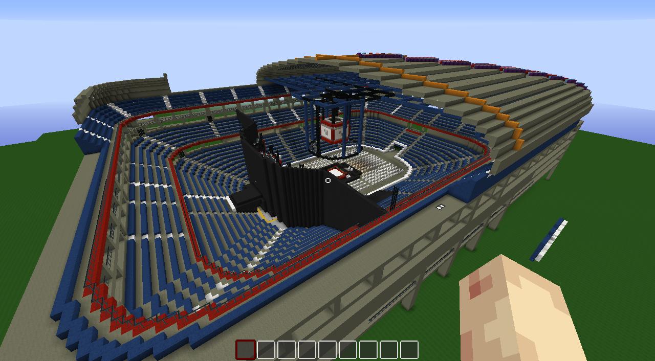 WWE RAW Stage 2014 Minecraft Map
