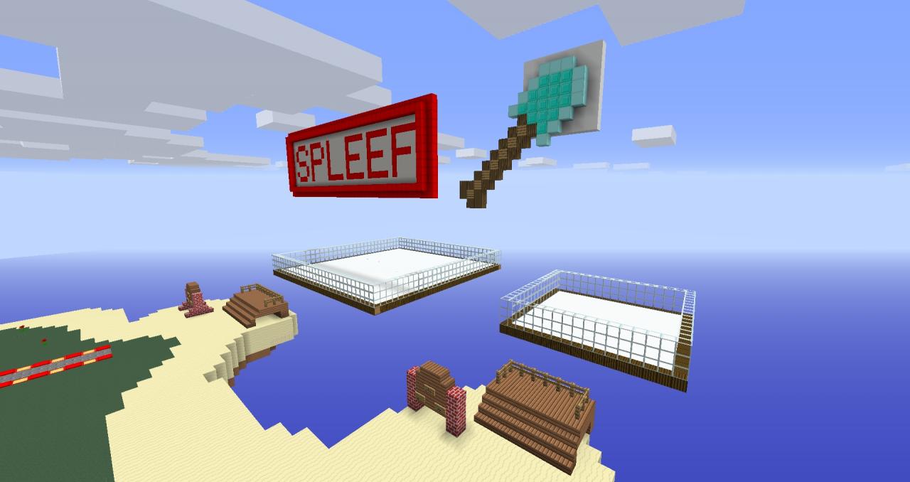 Spleef Island Minecraft Map