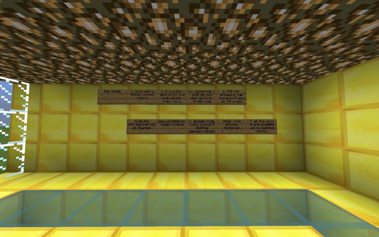 Lucky Block's Mod Adventure map Minecraft Map