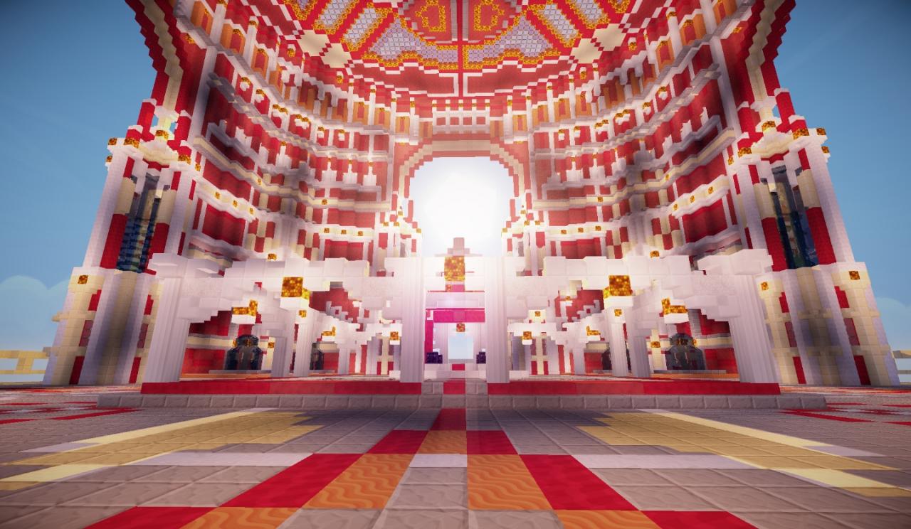 Spawn | Tourmaline Temple Minecraft Map