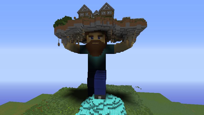 Coolest, Most Awesome Hotel and and statues!!! [Download] Minecraft Map