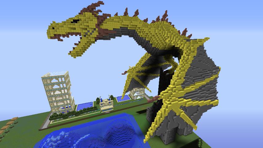 Coolest, Most Awesome Hotel and and statues!!! [Download] Minecraft Map