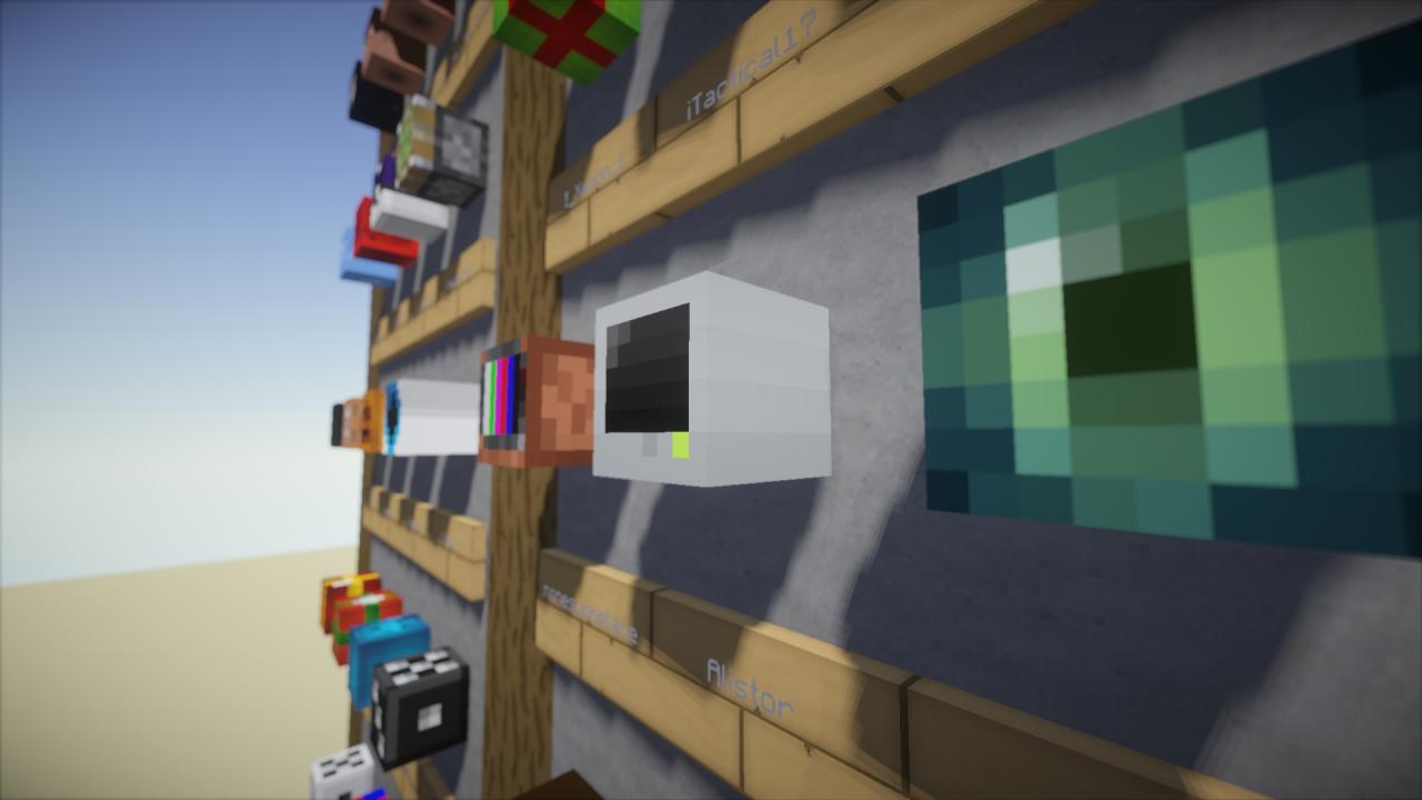 Decoration heads Collection Minecraft Map