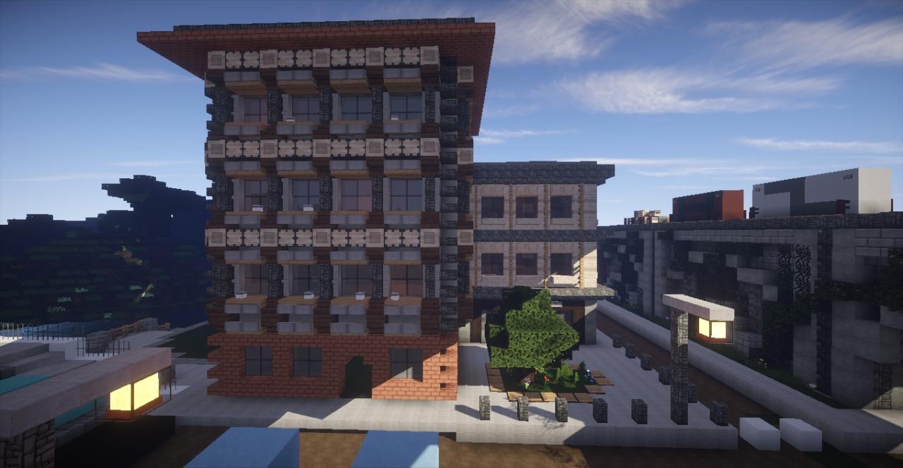 Small Town area. Minecraft Map