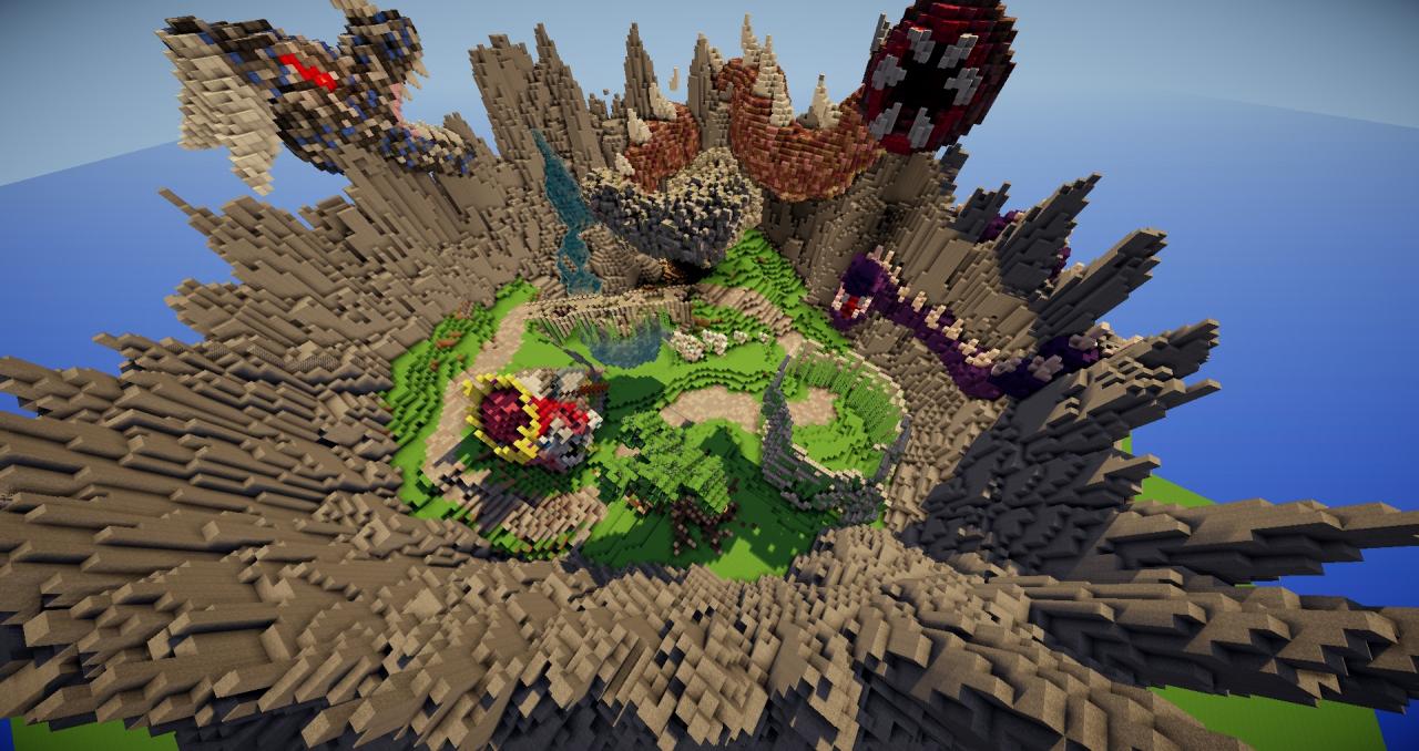 The Monster Valley Minecraft Map