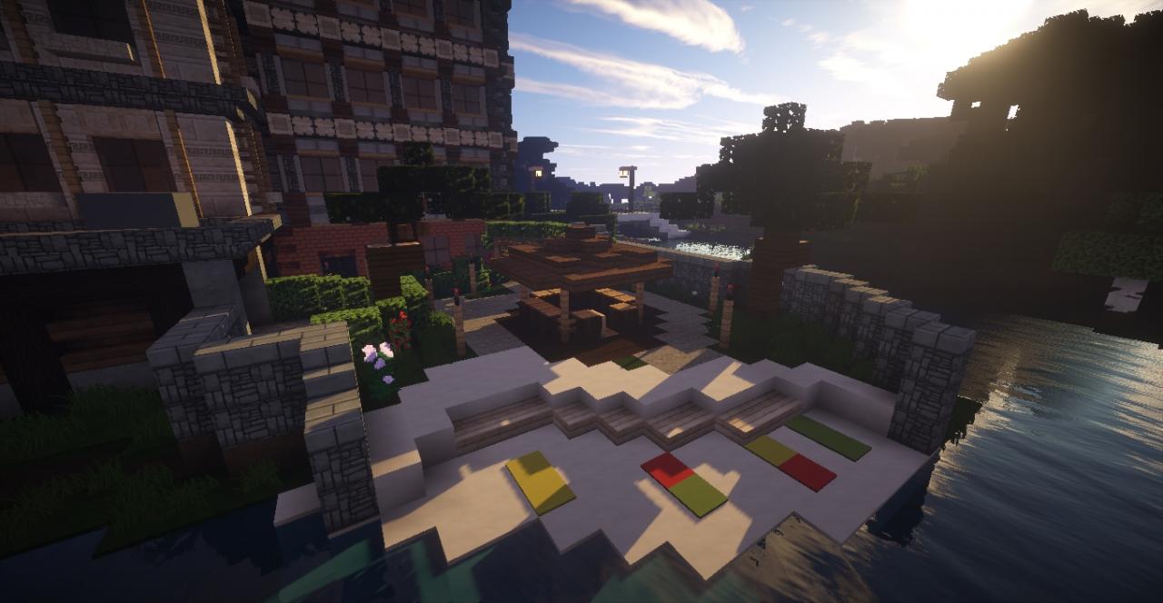 Small Town area. Minecraft Map