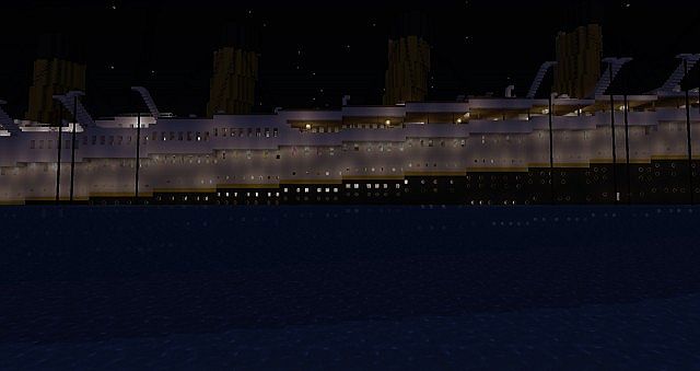 RMS Titanic sinking at 1.45 AM OUTDATED Minecraft Map