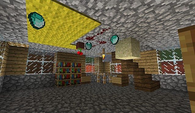 House upside down Minecraft Map