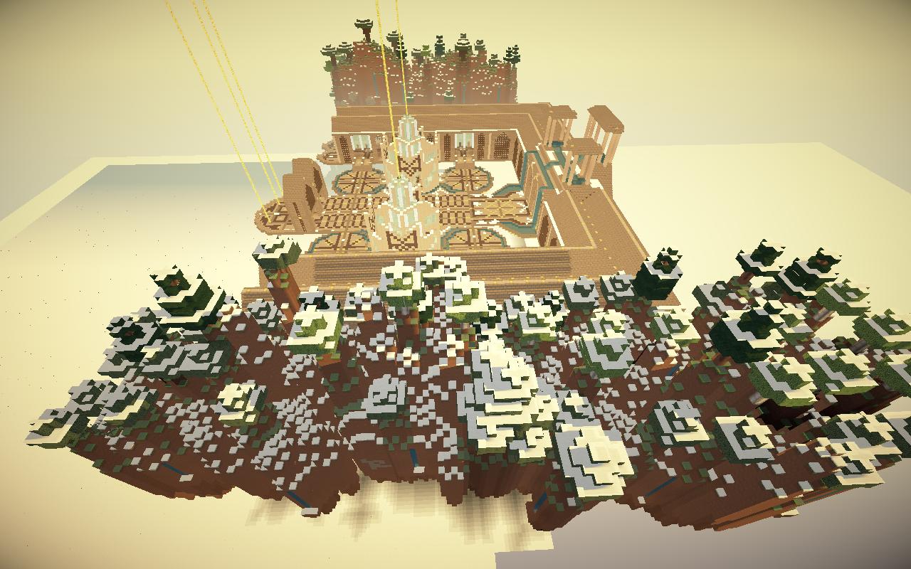 Floating Spawn Thing Minecraft Map