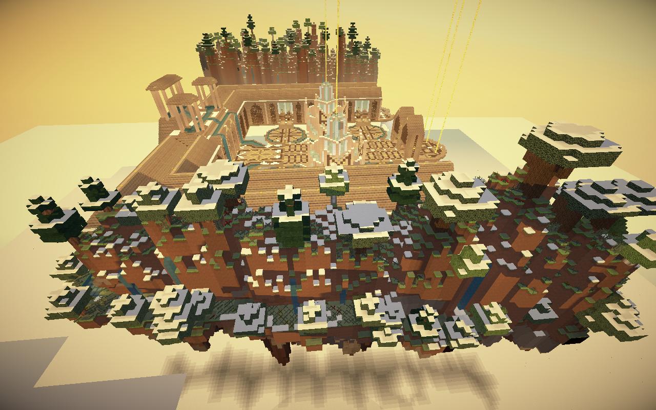 Floating Spawn Thing Minecraft Map