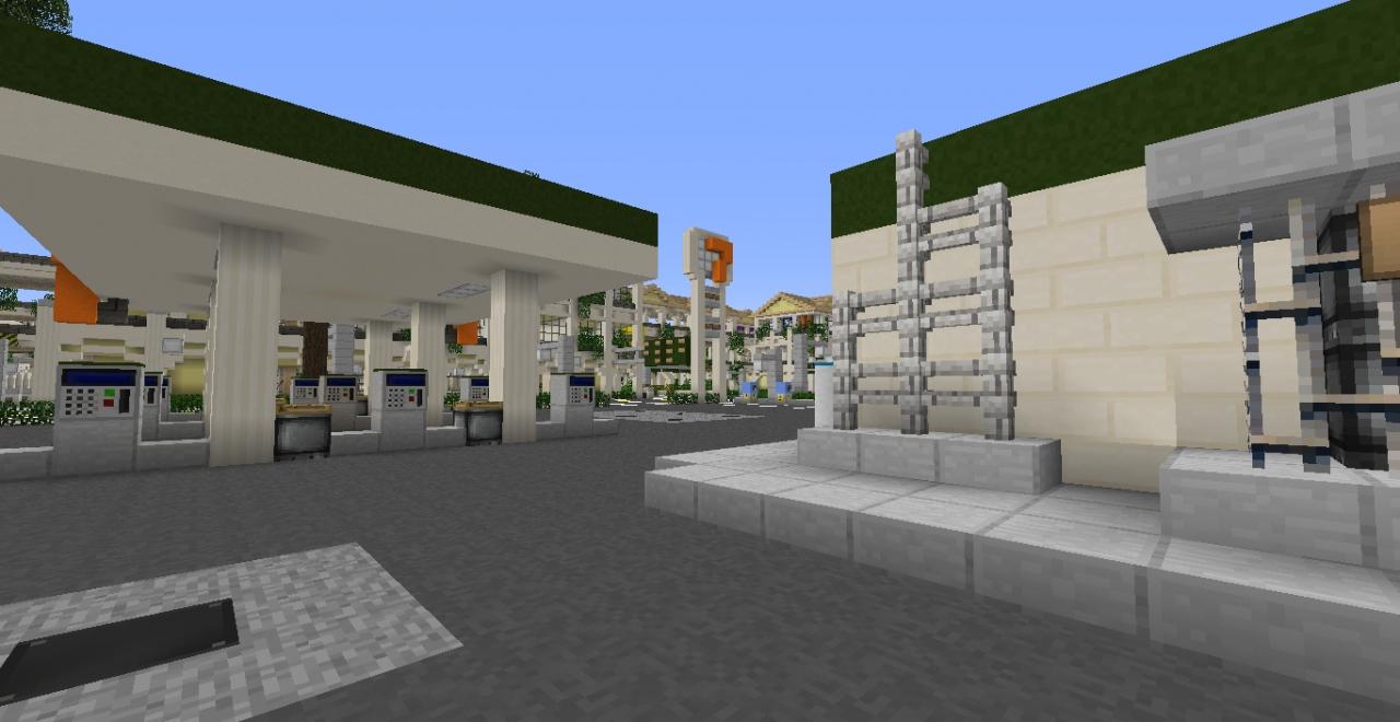 Gas Stations -Greenfield Minecraft Map