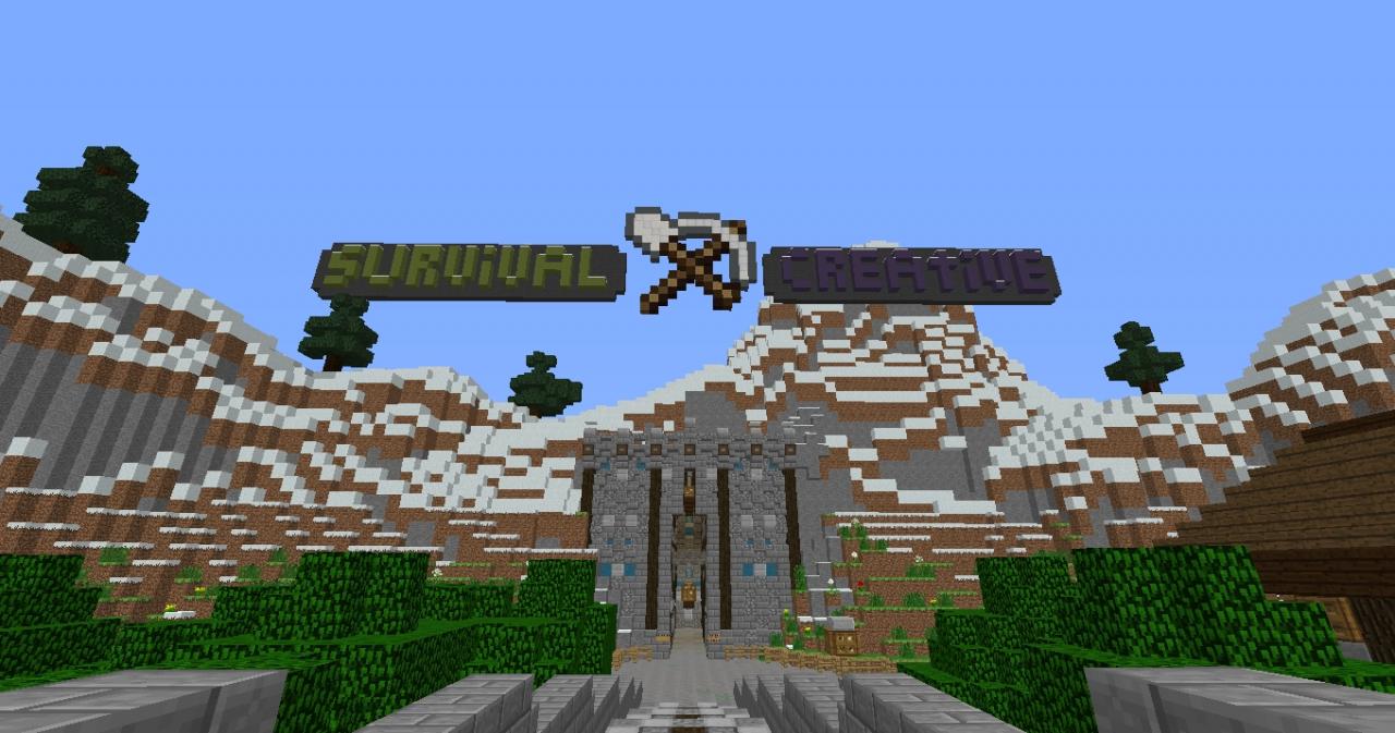 Epic Spawn/Hub By Mr.AweSomeBoy Minecraft Map