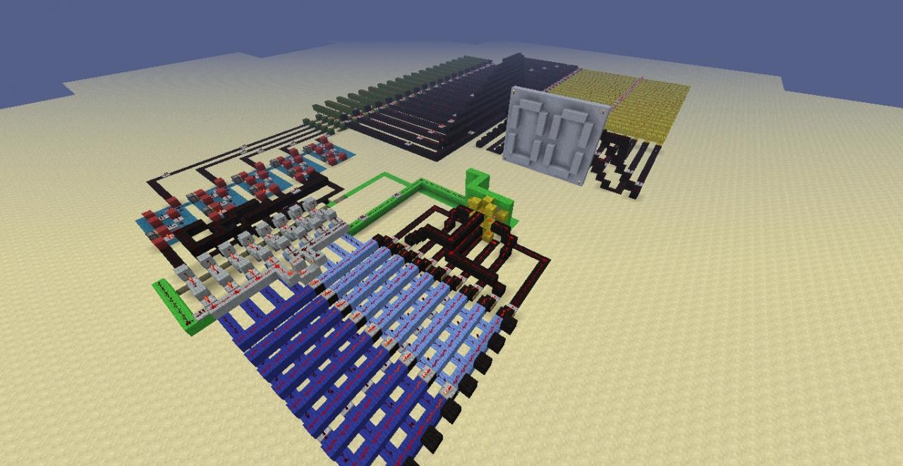 Redstone Calculator - Addition by "Nathan's Sandbox" Minecraft Map
