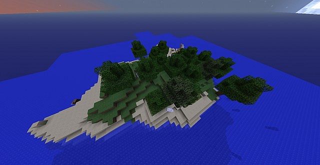 Forest Island Survival Minecraft Map