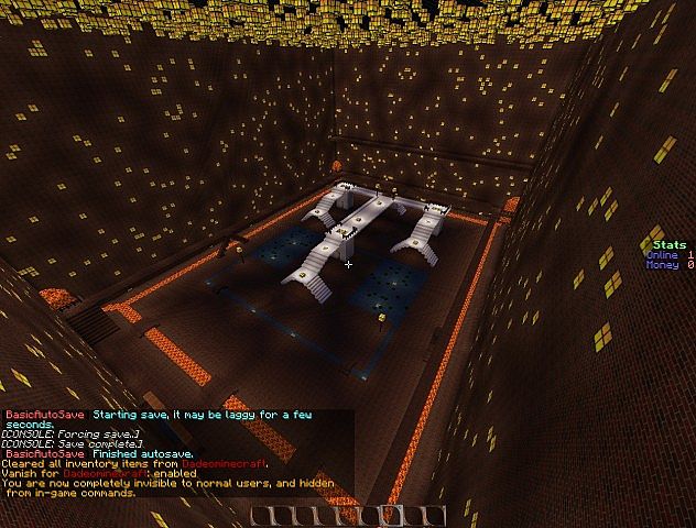 Kit PvP Arena brick/quartz Minecraft Map