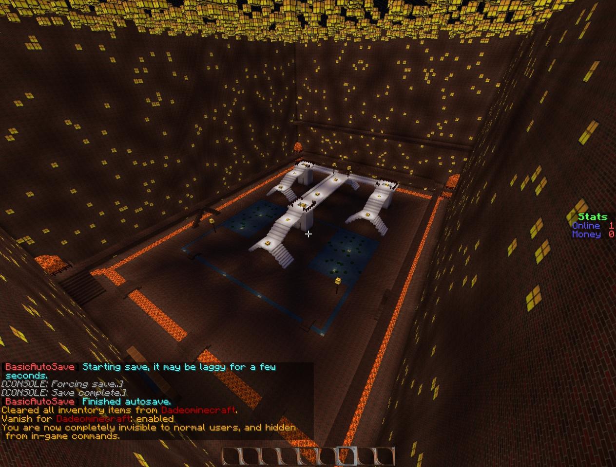 Kit PvP Arena brick/quartz Minecraft Map