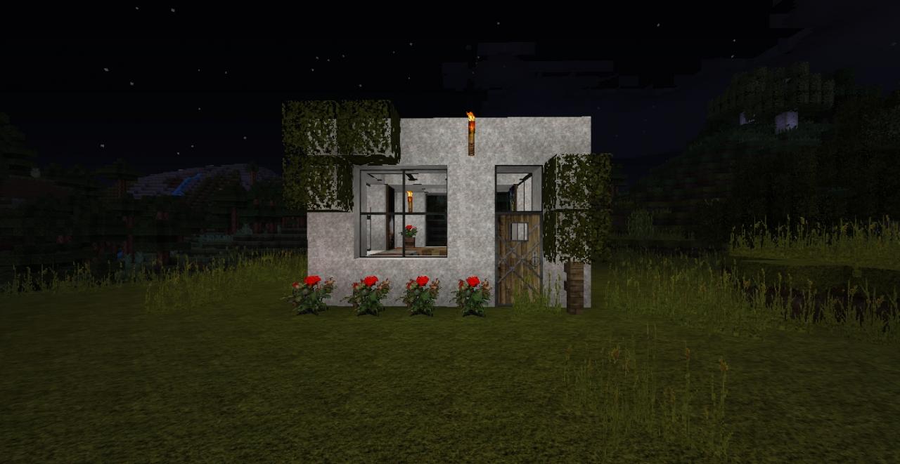 6x6 modern house Minecraft Map