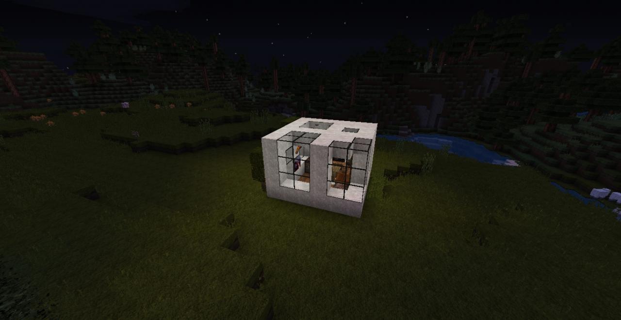 6x6 modern house Minecraft Map