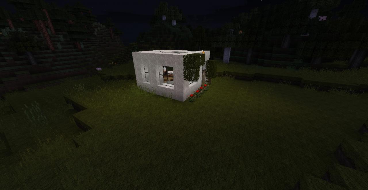 6x6 modern house Minecraft Map