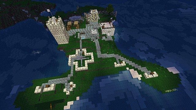Island Base Minecraft Map