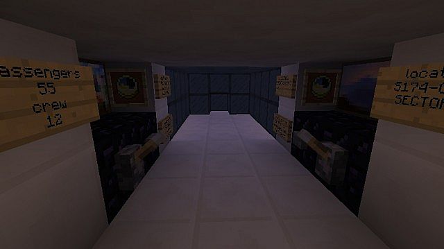 Spacetanic the spaceship Minecraft Map