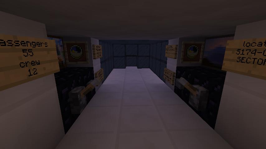 Spacetanic the spaceship Minecraft Map