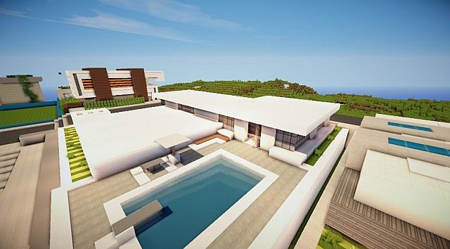 Double-Modern House Minecraft Map