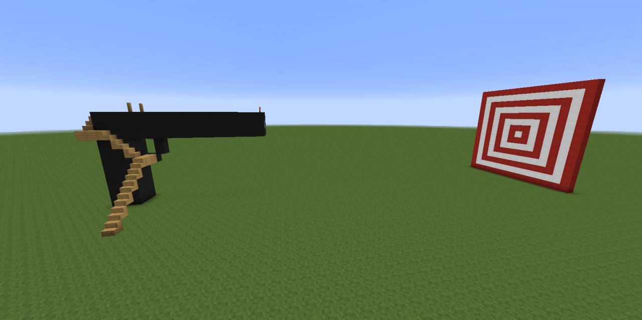 Working Handgun (+Download) Minecraft Map