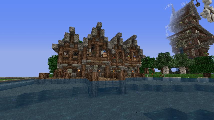 Swedish Port Village Minecraft Map