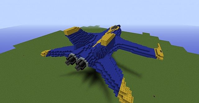 US Navy Blue Angle Minecraft Map