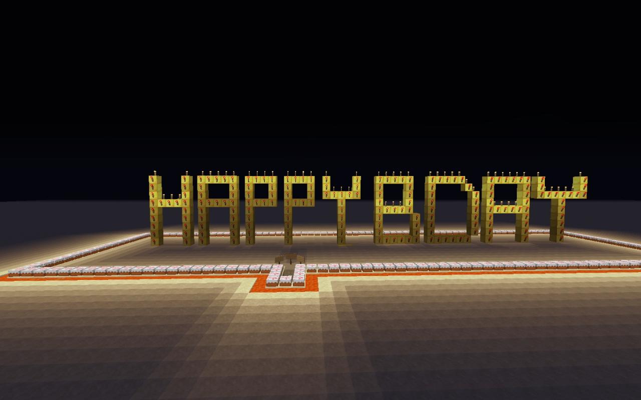 Happy BDAY IN MINECRAFT! Minecraft Map