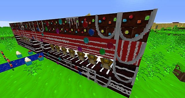Candy Shop and Haunted Candy House Minecraft Map