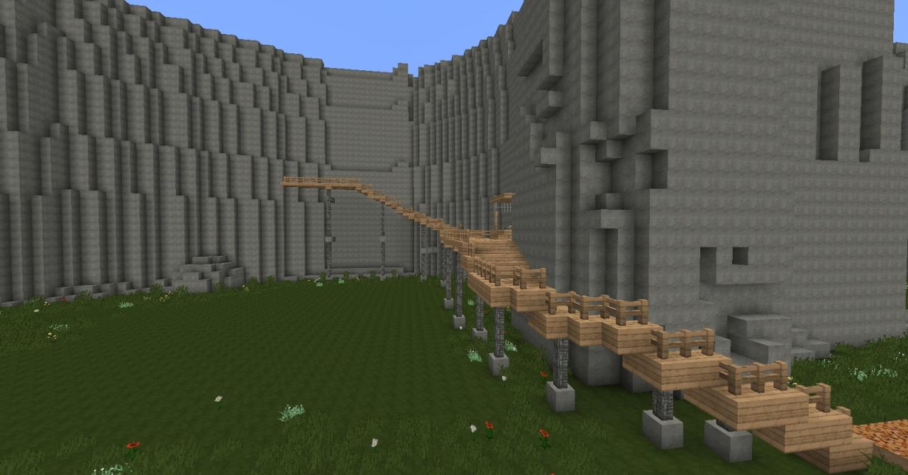 the city between Minecraft Map