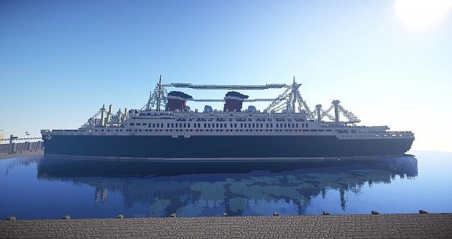 SS America / American Star by Kitalou & kirelire + Schematic Minecraft Map