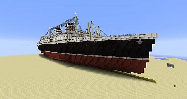 SS America / American Star by Kitalou & kirelire + Schematic Minecraft Map