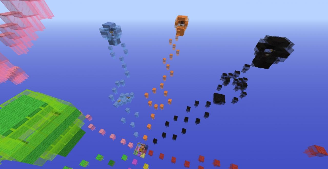 Glass Parkour Minecraft Map