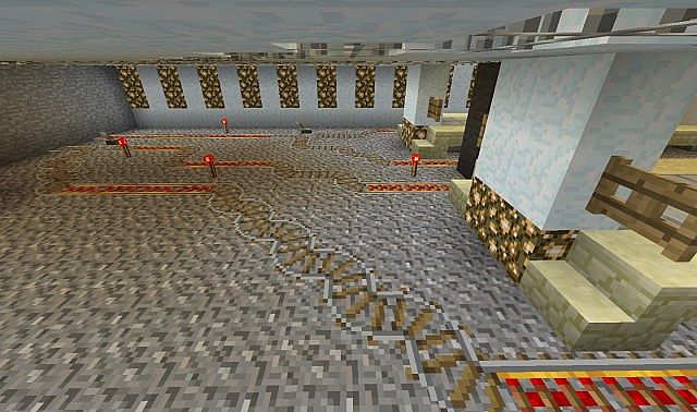 Minecart Train Station Minecraft Map