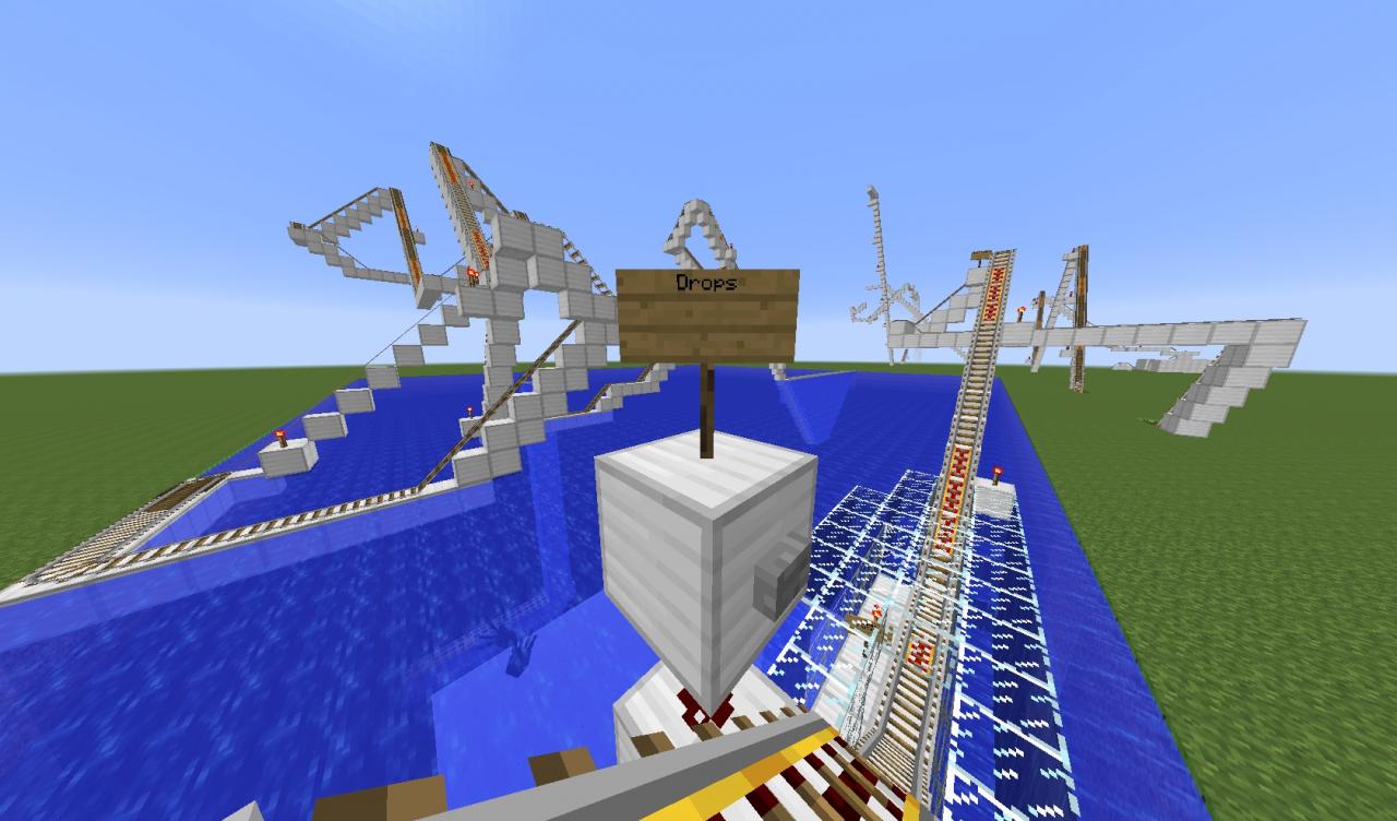 Woo Hoo Roller coaster Minecraft Map