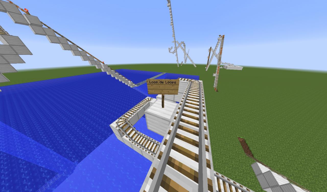Woo Hoo Roller coaster Minecraft Map