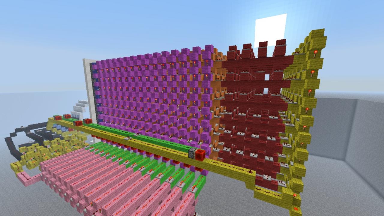 eMARC (Emerald's Multipurpose Advanced Redstone Computer) Minecraft Map