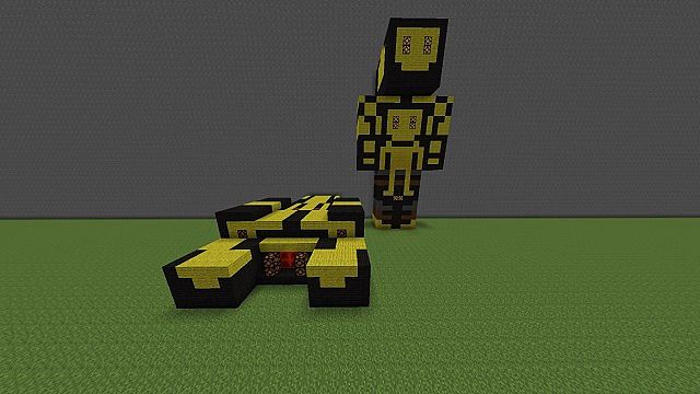 Working (2.240 Blocks) Transforming Robot / Transformer - 3D Art ...
