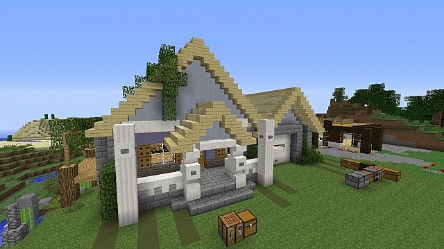 SMP Suburban House Minecraft Map