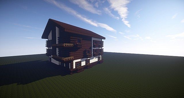 Alpine House, Alpenhaus Minecraft Map