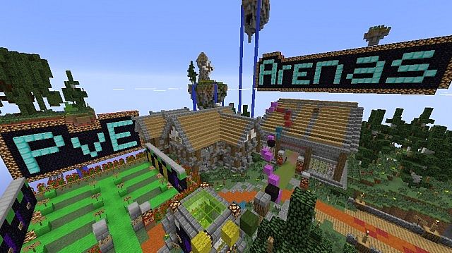 SpawnPoint - RPG, PvP, PvE, Creative, Arenas - GameWark.com Minecraft Map