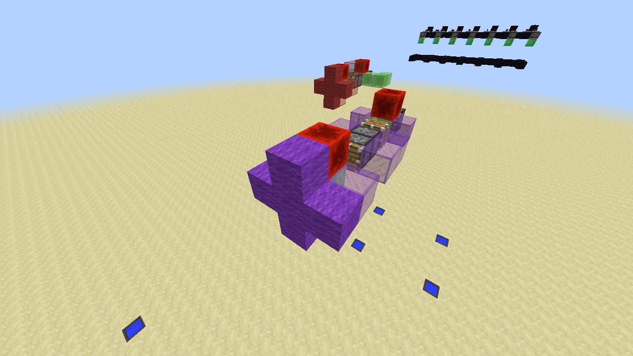 Slime Block Flying Machine Defence System Minecraft Map