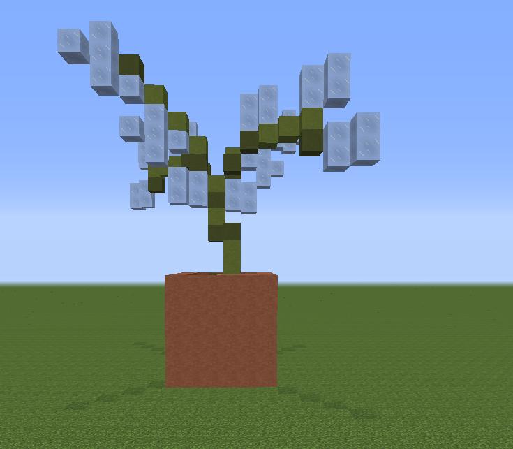 Flower in a Pot (Blue) Minecraft Map