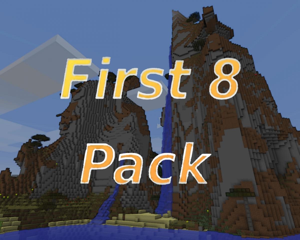 First 8 Pack 8x8 Minecraft Texture Pack