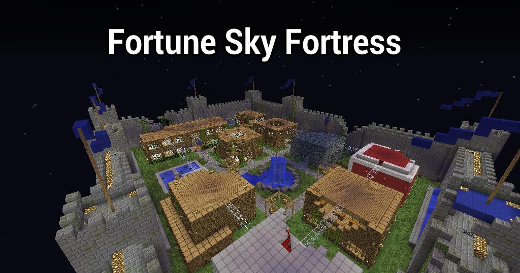 {1.5.2+} Fortune Sky Fortress Minecraft Map